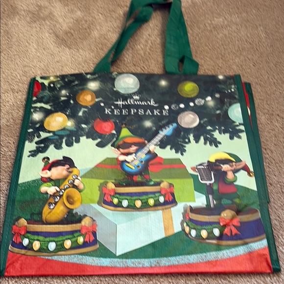 Hallmark | Bags | Hallmark Green And Red Toy Bag With Whimsical Design ...